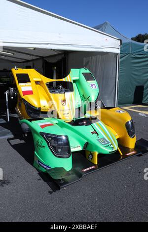Inter Europol team LMP2 Oreca 07 front of car that competed in 2024 ...