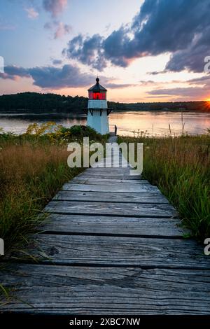 Squirrel Point Lighthouse Maine Stock Photo - Alamy