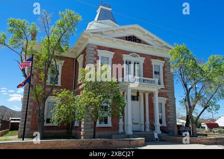 1882 Victorian style old Tombstone city hall in downtown Tombstone ...