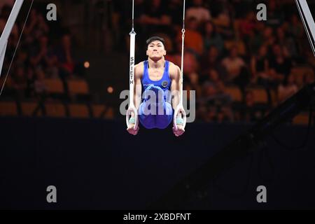 Yumin Abbadini (Italy). Rings. European Championships Munich 2022 ...
