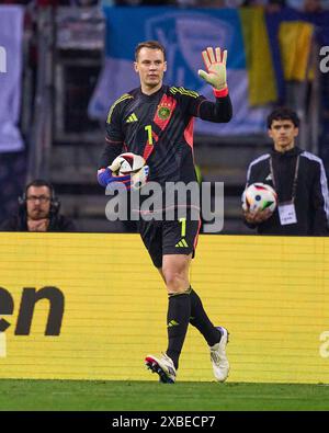 Manuel Neuer (Deutschland, #1) gestikuliert. CAN, FIFA ...