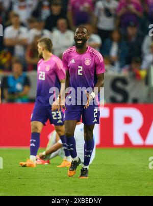 Antonio RÜDIGER, DFB 2 geste in the UEFA Nations League 2024 match GERMANY - NETHERLANDS 1-0 in ...