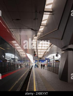 Graz, Austria - Railway station renovation by Zechner & Zechner Stock ...