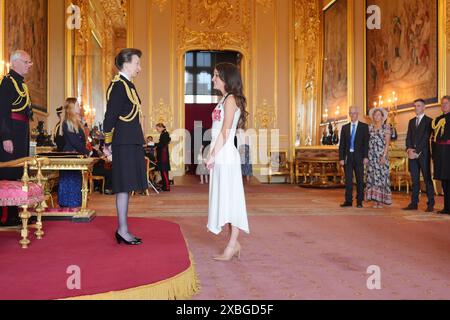 Mrs Elizabeth Deignan, from Leeds, is made a Member of the Order of the ...