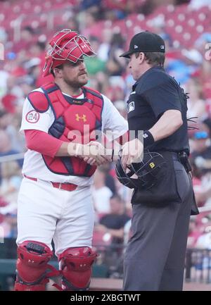St. Louis Cardinals catcher Pedro Pagés (43) celebrates with teammates ...