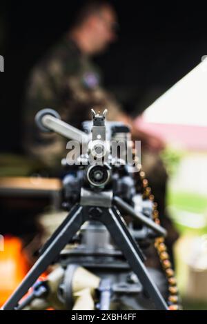 Mag 58 machine gun, french army Stock Photo - Alamy