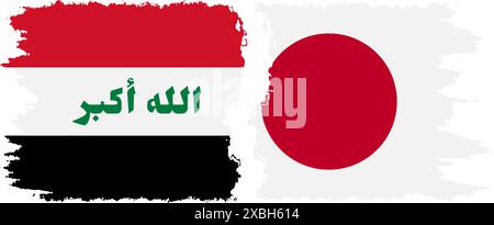 Iraq and Japan grunge flags connection, vector Stock Vector Image & Art ...
