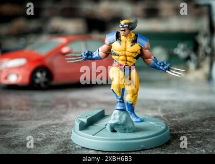 Wolverine, James Logan Howlett, X-Men, painted Marvel Crisis Protocol ...