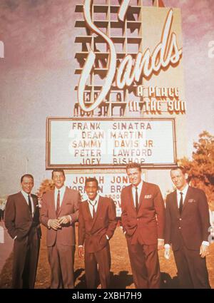 Viersen, Germany - May 9. 2024: Photograph of famous Rat Pack group ...