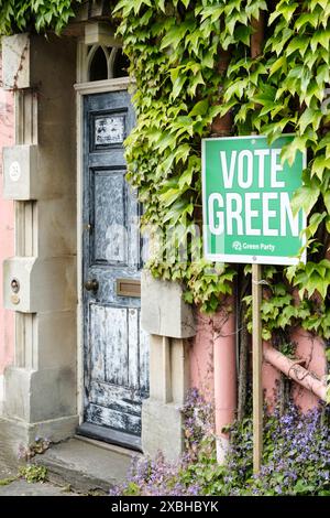Vote Green posters in the Clifton Area. Part of the contested Bristol ...