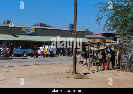 Opuwo city in Namibia Africa Stock Photo - Alamy