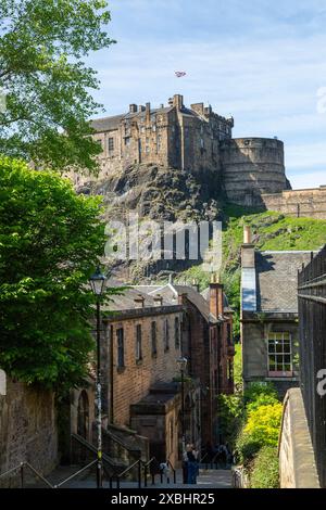 The Vennel Viewpoint Edinburgh Stock Photo - Alamy