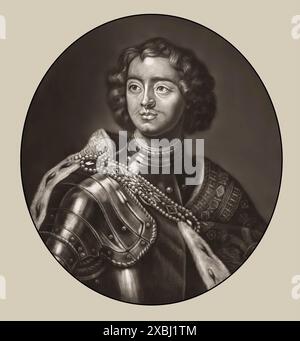 Peter the Great, Pyotr Alexeyevich Romanov, Tsar of Russia working as a ...