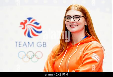 Freya Anderson during a Team GB kitting out session ahead of the 2024 ...