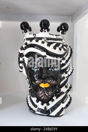 Sicilian Moors Heads Sicily Italy Stock Photo - Alamy