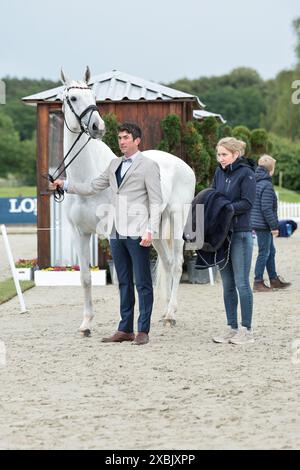 Nicolai Aldinger of Germany with Timmo during the CCI5* dressage at the ...