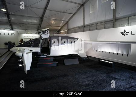 BERLIN - JUNE 06, 2024: The Lilium Jet (Electric personal VTOL Jet ...