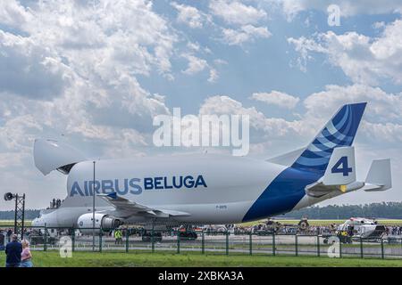 Outsize cargo freight aircraft Airbus A300-600ST / Beluga Stock Photo ...