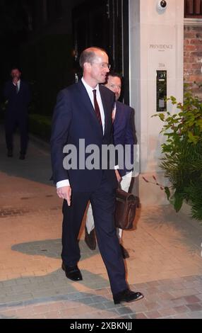 Matthew Elliott, Lord Elliott of Mickle Fell, arrives at a fundraiser ...