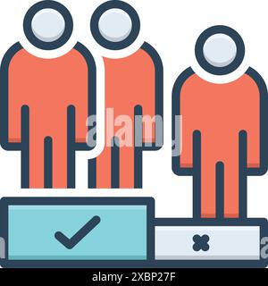 Icon for majority,plurality Stock Vector Image & Art - Alamy