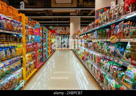 Supermarket interior tops market. Thailand, Bangkok. 24 may 2024 Stock ...