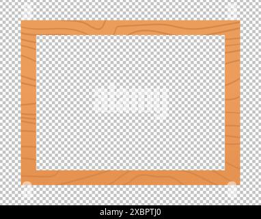 Hand drawing cartoon vector of empty background frame border scroll ...