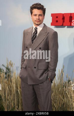 Toby Wallace attends a gala screening of The Bikeriders, at the Curzon ...