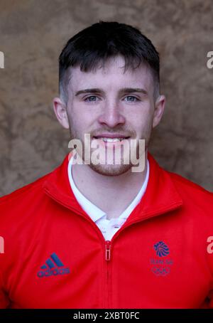Harry Hepworth during a Team GB kitting out session for the Paris ...