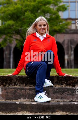 Ruby Evans during a Team GB kitting out session for the Paris Olympics ...