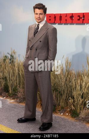 Toby Wallace attends a gala screening of The Bikeriders, at the Curzon ...