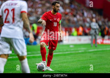 Hakan Calhanoglu (Turkiye) in action during UEFA Euro 2024 - Turkiye vs Portugal, UEFA European ...