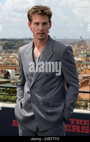 Austin Butler is attending "The Bikeriders" photocall at Hotel Hassler ...