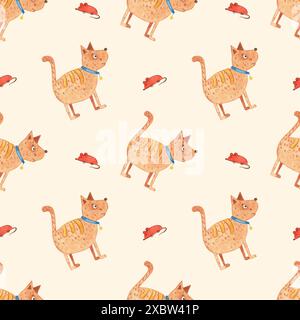 Cartoon toys animals seamless fluffy bears pattern for wrapping paper ...