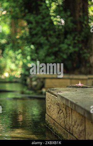 beautiful equipped mountain water source Stock Photo - Alamy