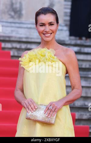 Arancha Del Sol attend the red carpet of the Spanish Fashion Academy ...