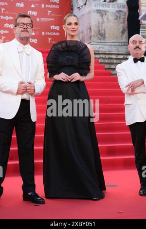 Teresa Baca attend the red carpet of the Spanish Fashion Academy Awards ...