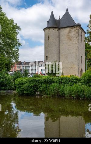 Diegem, Flanders, Belgium - June 8, 2024 - Soccer field of the village ...