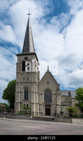 Diegem, Flanders, Belgium - June 8, 2024 - Traffic at an intersection ...