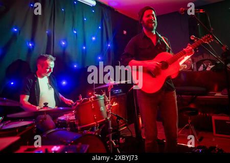 Edinburgh, Scotland. Thu 13 June 2024. Afterlands is a music project from Rick Anthony and David ...