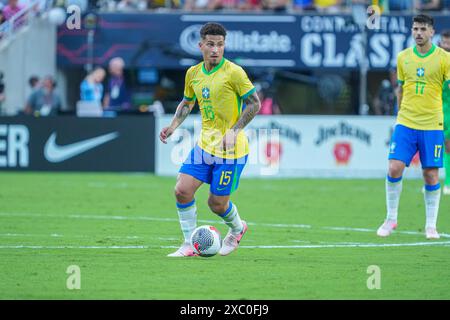 Bruno Guimaraes player of Brazil and Jean-Ricner Bellegarde player of ...