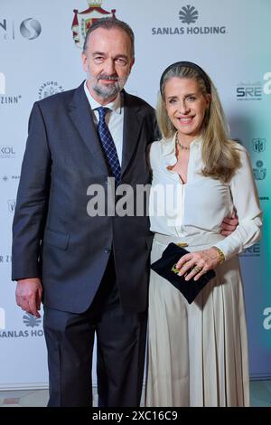 Karl HABSBURG with his wife Christian REID , 60th birthday party of ...