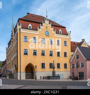 Historic town hall of Donauwoerth (Bavaria, Germany Stock Photo - Alamy