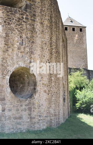 Exploring the Ancient Walls of Kusel Castle Stock Photo - Alamy