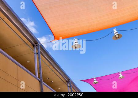 Overhead tent in San Diego, California Stock Photo - Alamy