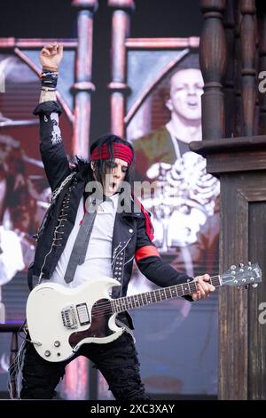 Trondheim, Norway. 06th, June 2024. The British rock band The Darkness ...