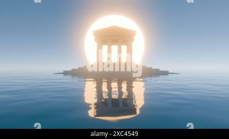 Temple of Dawn: A 3D Digital Masterpiece of a Majestic Temple ...