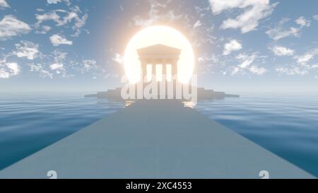 Temple of Dawn: A 3D Digital Masterpiece of a Majestic Temple ...