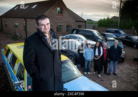 Michael Carroll, Lotto Lout, at his Fenland home Stock Photo - Alamy