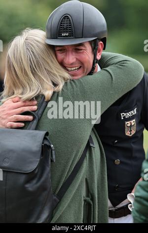 Nicolai Aldinger of Germany with Timmo during the first horse ...