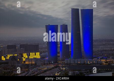 Lusail Plaza 4 tower. Al Saad Tower Lusail boulevard newly develop city ...